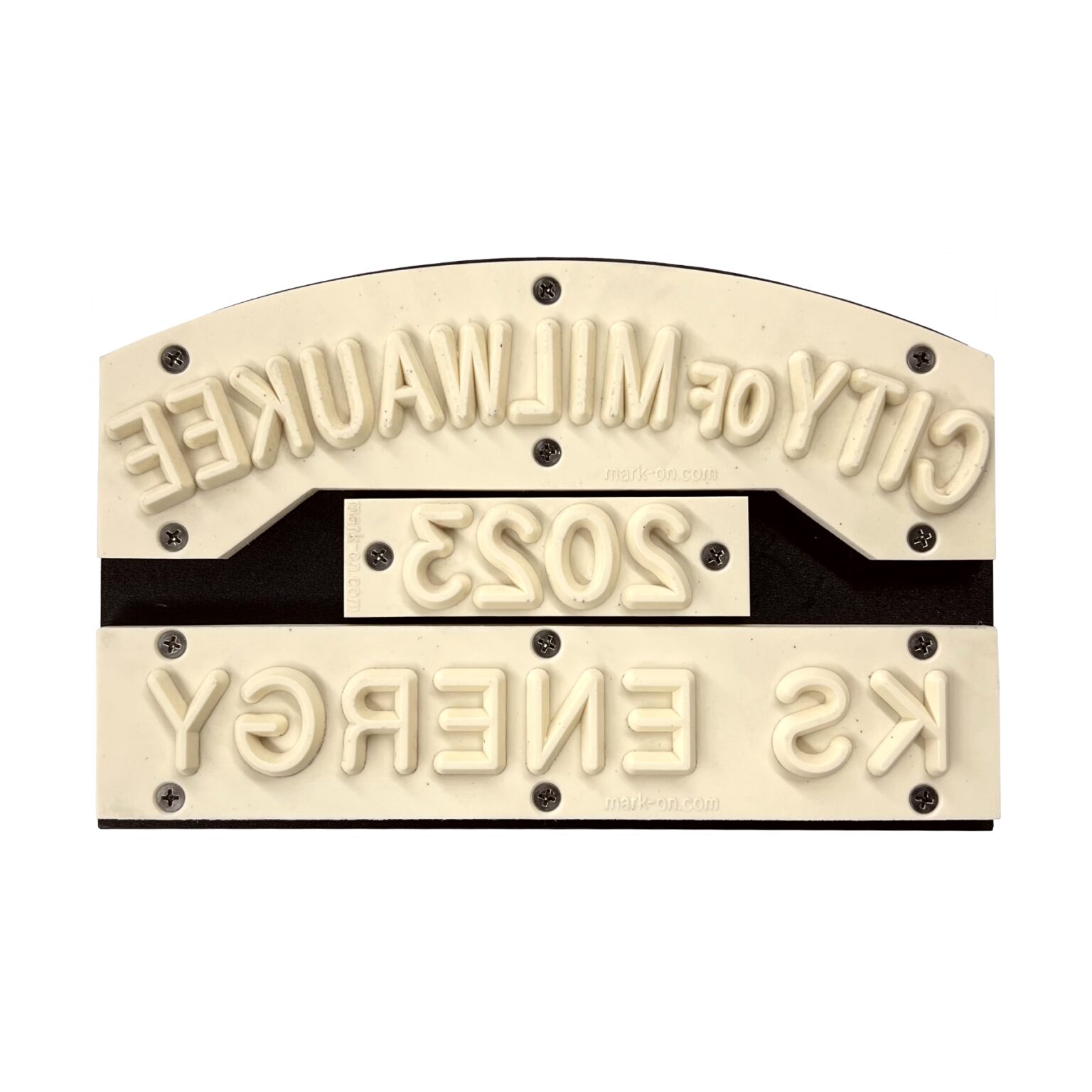 Custom City / Contractor Concrete Stamps (DPW Standard)
